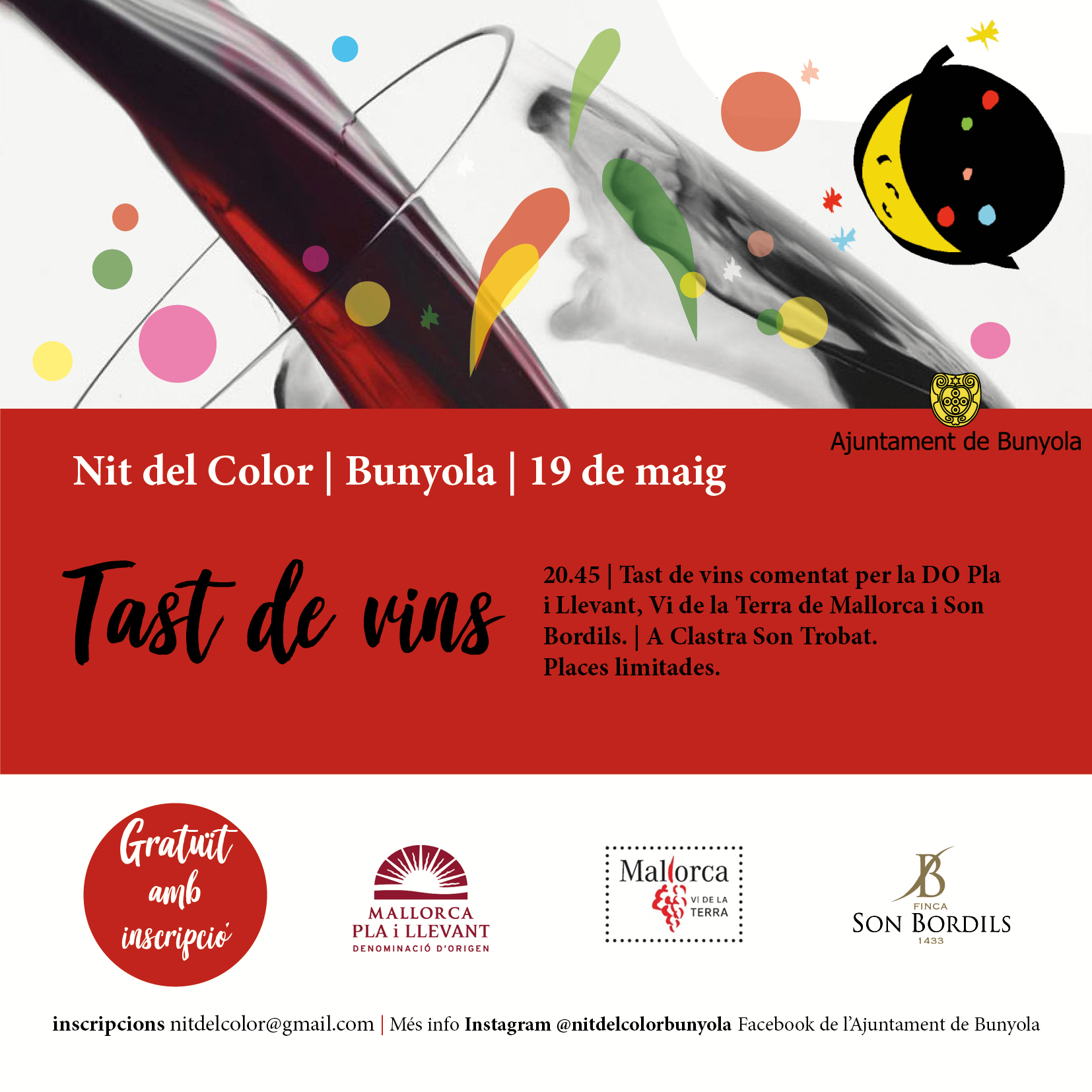 Bunyola brilla amb la primera edició de la Nit del Color - Gastronòmicament